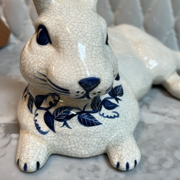 Dedham Pottery | Accents | Dedham Pottery Large Bunny | Poshmark